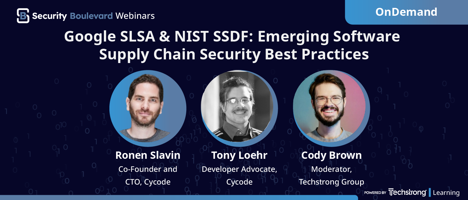 Google SLSA & NIST SSDF: Emerging Software Supply Chain Security Best ...